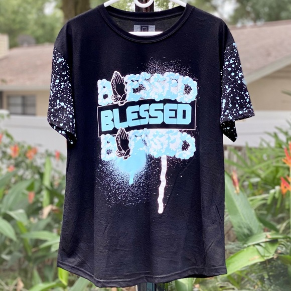 OG Hustle | Shirts | Og Hustle Blessed Tee Nwt | Poshmark